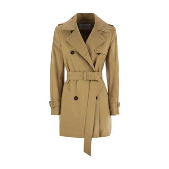 Max Mara Femme, Manteaux, Beige, Taille: 38 FR Landa Mackintosh