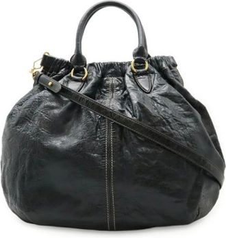 Miu Miu Damen, Pre-Owned, Schwarzk, ONE SIZEGröße