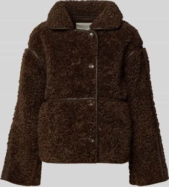 Neo Noir Regular Fit Jacke aus Teddyfell Modell Castor