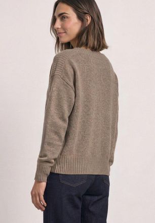 Street One Strickpullover mit U-Boot-Ausschnitt