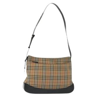 Burberry Pre-owned Canvas Schultertasche - - Pre-owned - Damen - Beige - ONE SIZE