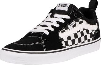 Vans Unisex Kinder Filmore Suede/Canvas Filmore Sneaker, Checkerboard Black White, 34.5 EU