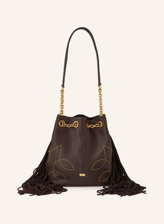 Marc Cain Beuteltasche Mit Nieten braun