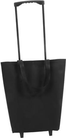 Garneck Chariot Courses Pliable avec Roulettes Panier Pliable Multi-usages Trolley avec Poignée Réglable Petit Chariot Mobile Robuste pour Supermarché et Tran