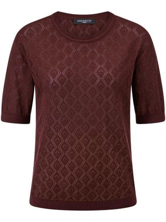 Fadenmeister Berlin Rundhals-Pullover Fadenmeister Berlin rot