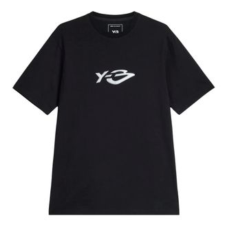 Yohji Yamamoto Homme, Tops, Noir, Taille: 2XL Logo LS Tee
