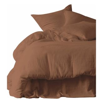 Haomy Taies doreiller en gaze de coton Mykonos - Set de 2 Haomy