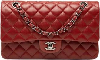 Chanel Sac bandouli&egrave;re Pre-owned Double Flap - Femme - Pre-owned - Rouge - Taille: ONE Size