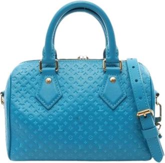 Louis Vuitton Pre-owned Speedy Bandouliere 20 Sac en Cuir 2way - Femme - Pre-owned - Bleu - Taille: ONE Size