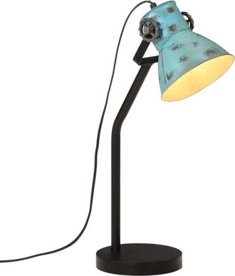 vidaXL Lampe de bureau 25 w bleu délavé 17x17x60 cm E27 Vidaxl