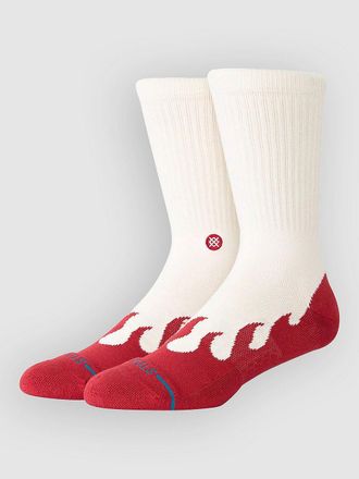 Stance Heating Up Crew Socks rouge