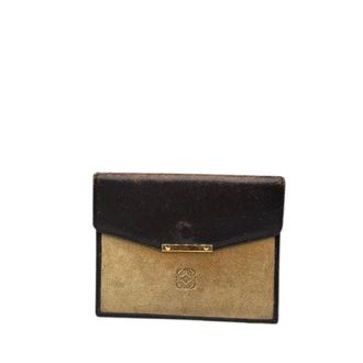 Loewe Pre-owned Vintage Porte-cartes - Femme - Pre-owned - Brun - Taille: ONE Size