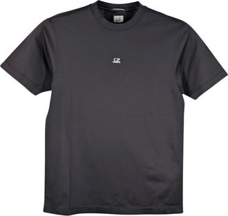 C.P. Company C.p. Company, Homme, Tops, Noir, Taille: XL T-shirt &agrave; Manches Courtes