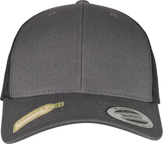 Flexfit YP Classics Recycled Retro Trucker Cap 2-Tone,Charcoal/Black one Size