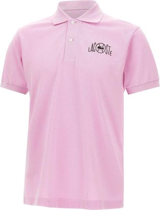 Lacoste Homme, Tops, Rose, Taille: M Polo de marque graphique coupe classique