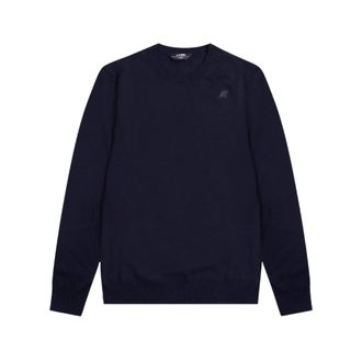 K-Way Homme, Sweatshirts et sweats &agrave; capuche, Bleu, Taille: XL Pull en coton mod&egrave;le Sebastien