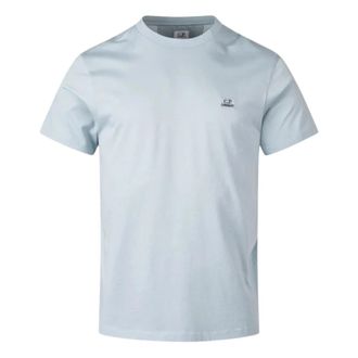 C.P. Company C.p. Company, Homme, Tops, Bleu, Taille: S Jersey Short Sleeve Logo T-Shirt