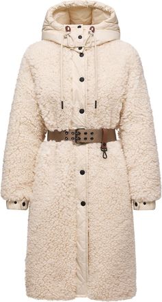 Moncler Blavet Teddy Hooded Long Down Jacket