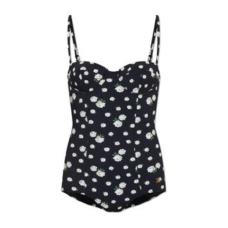 Dolce & Gabbana Femme, Maillots de bain, Noir, Taille: 42 FR Maillot de bain une pi&egrave;ce