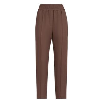 Brunello Cucinelli Weite Hosen - - Trousers - Damen - Braun - L