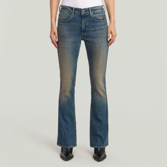 G-Star 3301 Flare Jeans - Dunkelblau - Damen