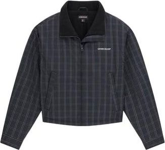 Guess Veste courte col montant &agrave; carreaux