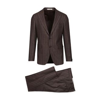 Tagliatore Einknopf Sakko - - Suits - Herren - Braun - M