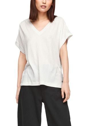 s.Oliver Damen 120.10.103.12.130.2061468 T-Shirt, Offwhite, 42