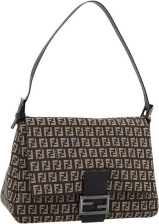 Fendi Sac bandouli&egrave;re Zucchino Pre-owned - Femme - Pre-owned - Brun - Taille: ONE Size