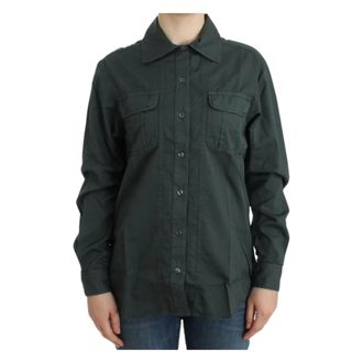 Roberto Cavalli Femme, Chemises, Gris, Taille: 36 FR Casual Chemises