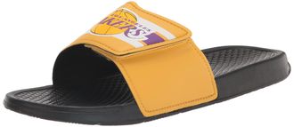 Foco Herren Sport Los Angeles Lakers NBA Slide, gestreift, Gr&ouml;&szlig;e XL, Schwarz-Legacy Stripe
