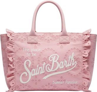 MC2 Saint Barth Femme, Sacs, Rose, Taille: ONE Size Colette Volant Handbag
