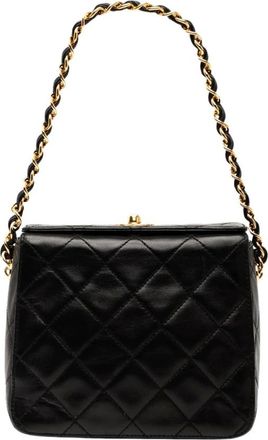 Chanel Sac &agrave; main matelass&eacute; doccasion - Femme - Pre-owned - Noir - Taille: ONE Size