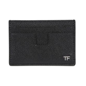 Tom Ford Homme, Accessoires, Noir, Taille: ONE Size Porte-cartes &agrave; plaque logo