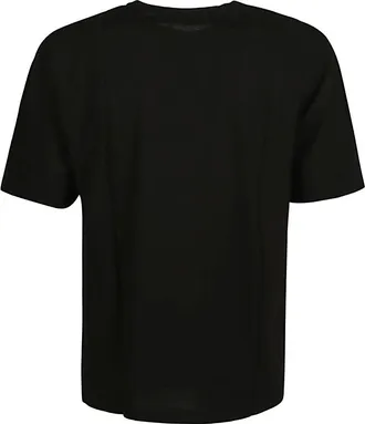 Kired Crew-Neck Cotton T-Shirt - Black