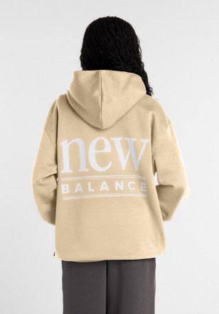 New Balance Kapuzensweatshirt mit Kapuze, ohne Verschluss, aus Baumwolle und Polyester