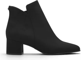 Tamaris Tamaris Damen-Schwarze Kunstabsatz-Kn&ouml;chelstiefel - 25354-43