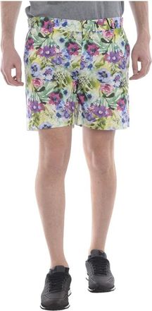 Daniele Alessandrini Homme, Shorts, Multicolore, Taille: L Bermuda Viareggio