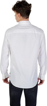 A|X Armani Exchange Elastane Stretch Shirt - White