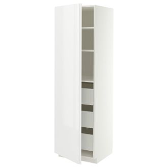 IKEA METOD / MAXIMERA Hochschrank m Schubladen