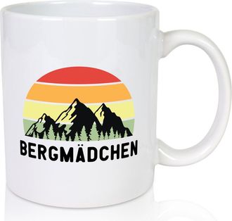 Generic Bergm&auml;dchen | Berge - Tasse Weiss - Kaffeetasse/Geschenk/Familie