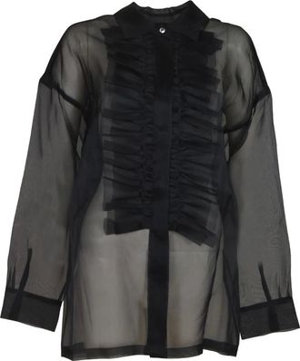 P.A.R.O.S.H. P.a.r.o.s.h., Femme, Blouses et Chemises, Noir, Taille: 40 FR Blouse