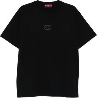 Gucci logo T-shirt - Schwarz