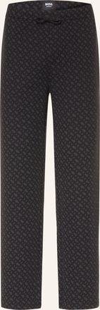 HUGO BOSS Schlafhose Waffleaop schwarz