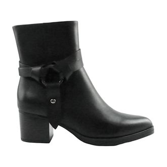 Elvio Zanon Schwarze Lederstiefel - - Shoes - Damen - Schwarzk - 39 EU