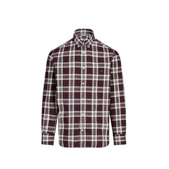 Eden Park Chemise droite &agrave; carreaux en coton