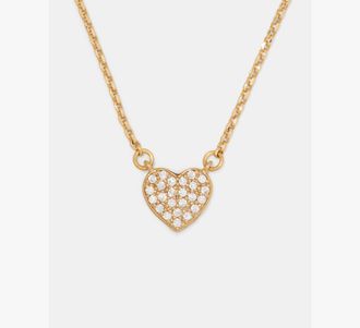 Kate Spade New York Yours Truly Heart Anh&auml;nger Mit Pav&eacute;, Extraklein
