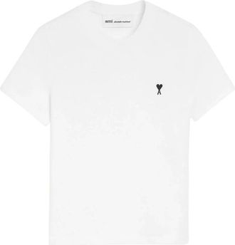 Ami Femme, Tops, Blanc, Taille: 40 FR T-shirt Ami de Coeur
