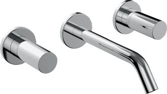 Laufen Laufen - Kartell Mitigeur De Lavabo &Agrave; Encastrer &Agrave; 2 Poign&eacute;es, Bec