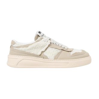 Msgm Faux Shearling LowTop Sneakers - - Shoes - Herren - Beige - 40 EU